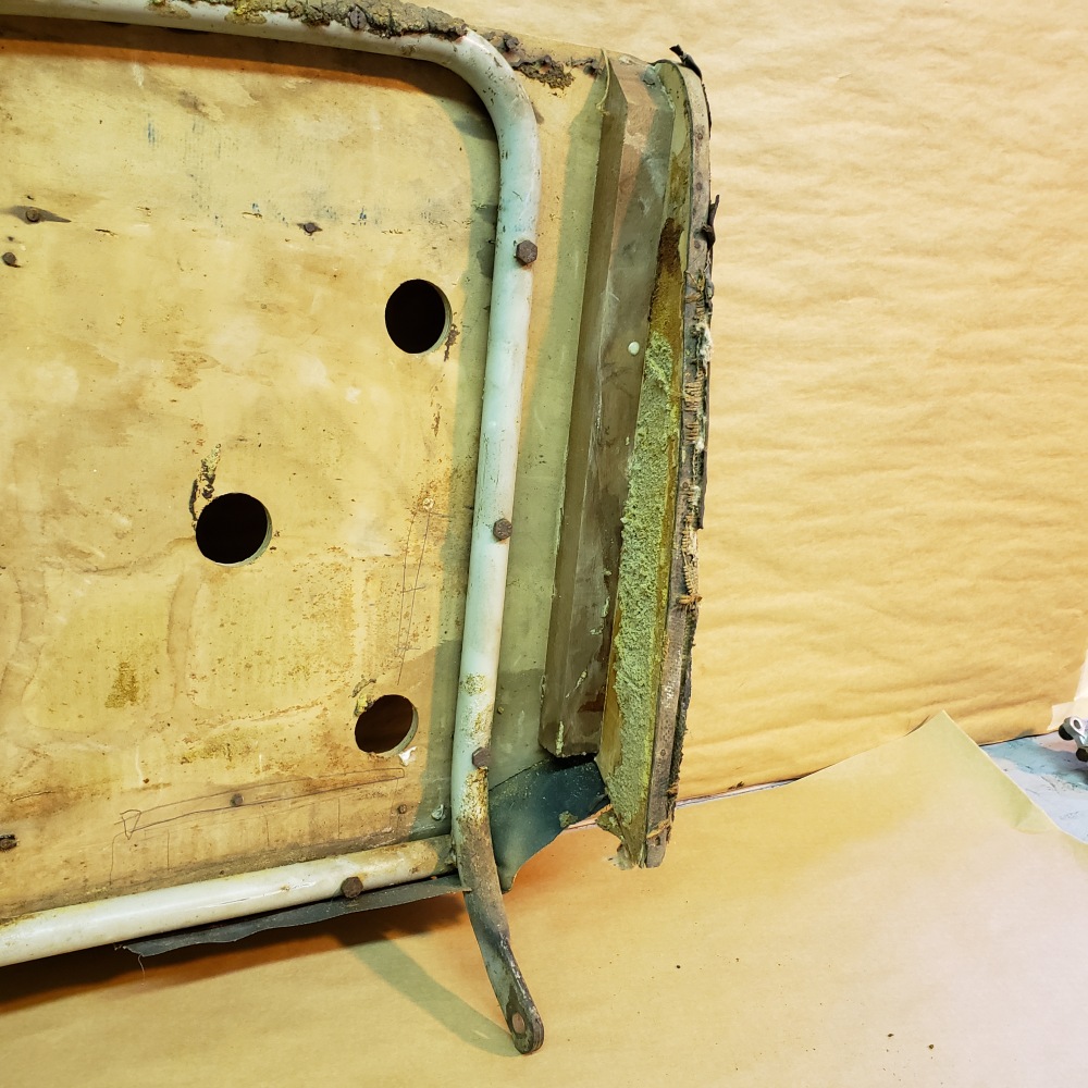 Jaguar XK140 XK150 Original Right RH Upper Seat Frame with Wood OEM ...