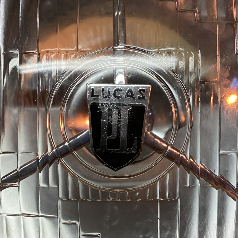 Original Lucas PL700 Tri Bar Headlamp Headlight Left Hand Drive 556468 ...