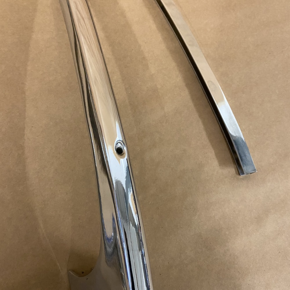 Original Jaguar XK120 XK140 OTS Roadster Chrome Windscreen Frame ...