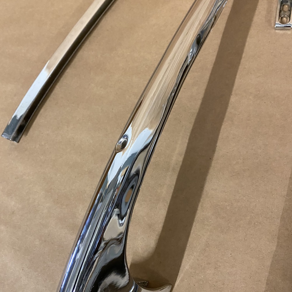 Original Jaguar XK120 XK140 OTS Roadster Chrome Windscreen Frame ...