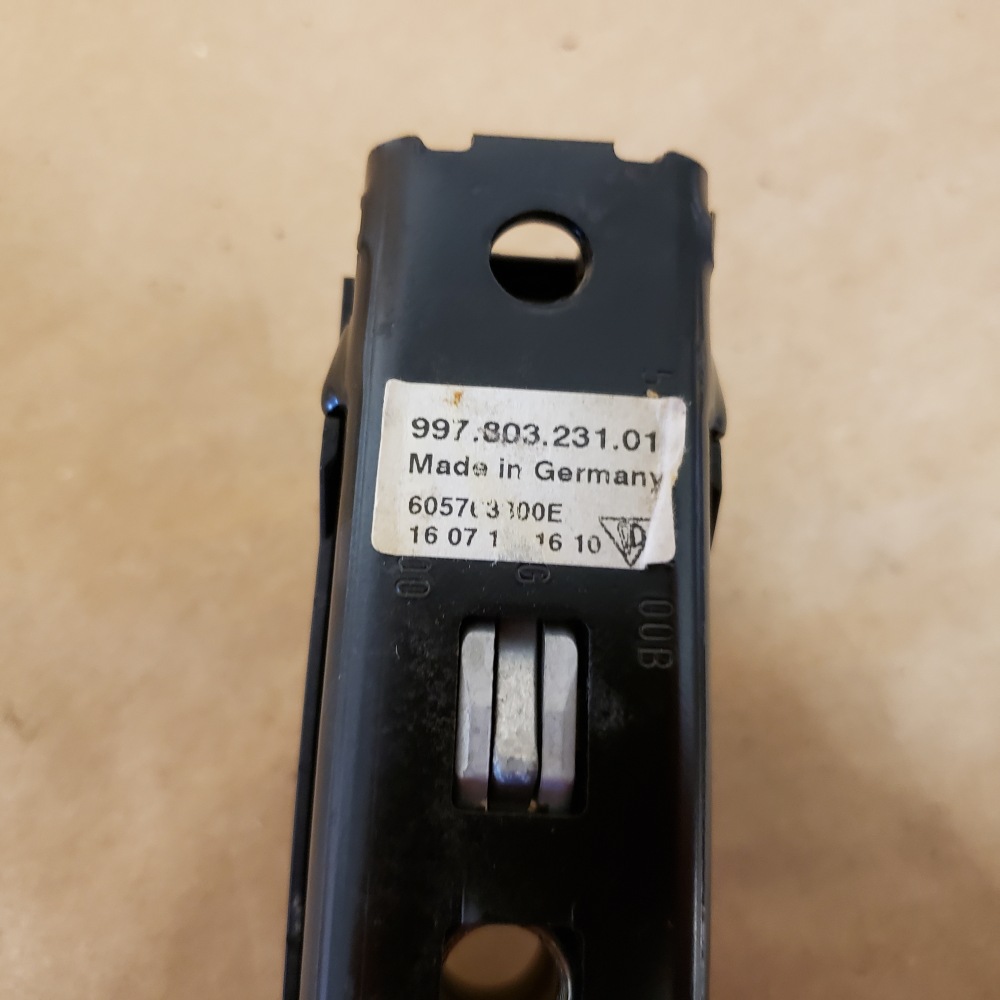 Porsche 911 997 Original Front Seat Belt Height Adjuster Bracket ...