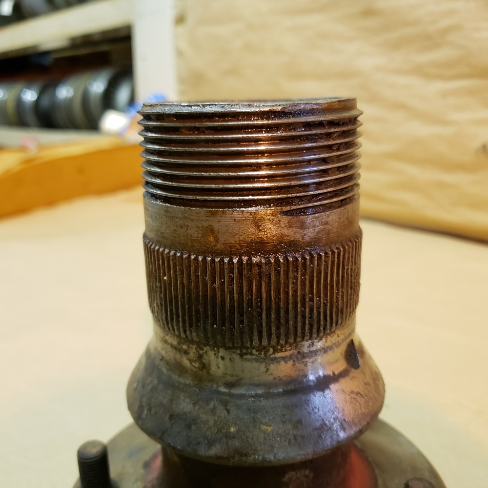 Jaguar XK150 Original Front Left LH Wire Wheel Splined Hub OEM - For ...