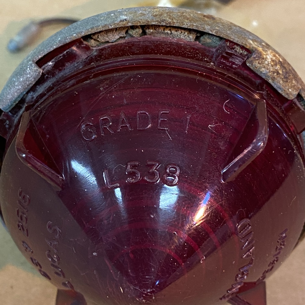 Original Lucas L538 Single Rear Tail Light Tail Lamp Assembly Daimler ...
