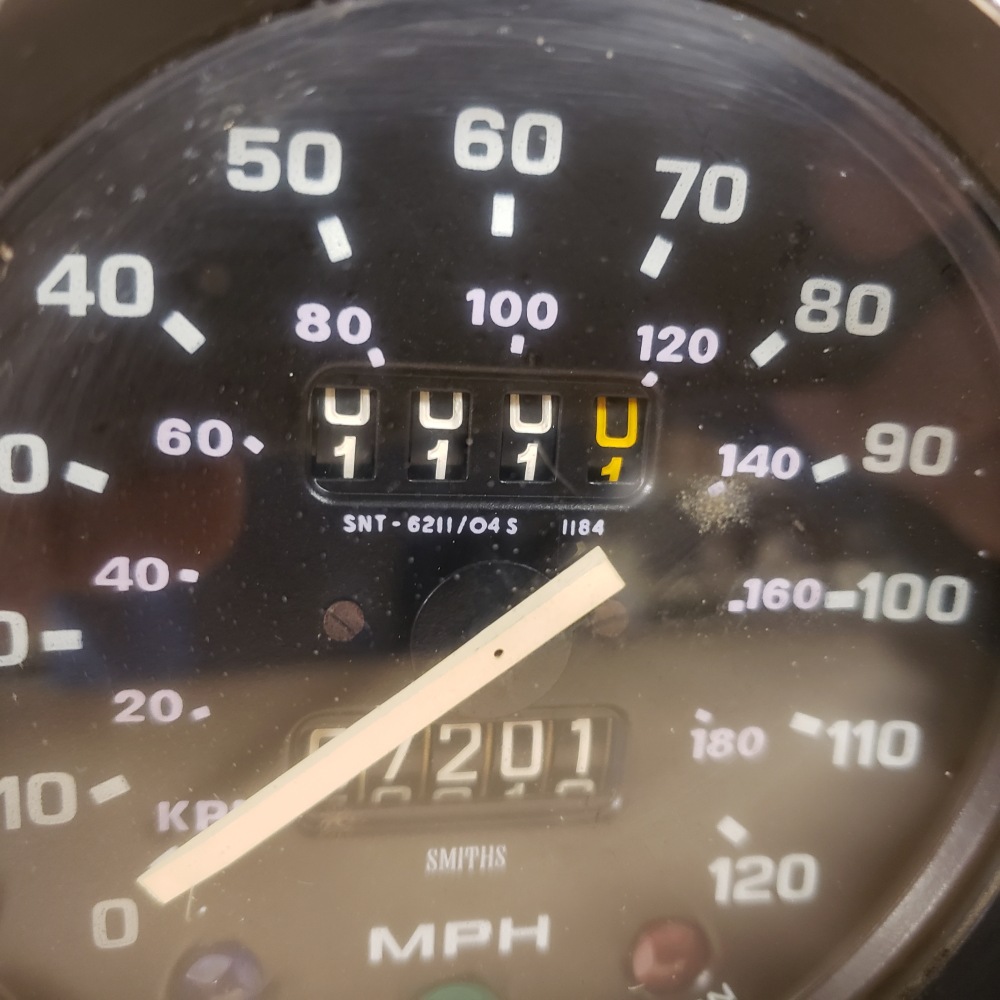 OEM 1974-1980 Triumph Spitfire 1500 Speedometer Gauge 120MPH Smiths ...