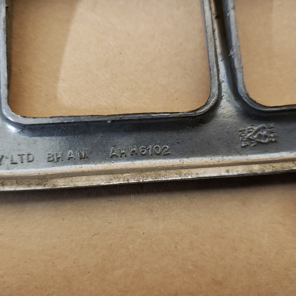 Original MG MGB MGB GT MGC Chrome Air Intake Bonnet Vent Grille AHH6102 ...