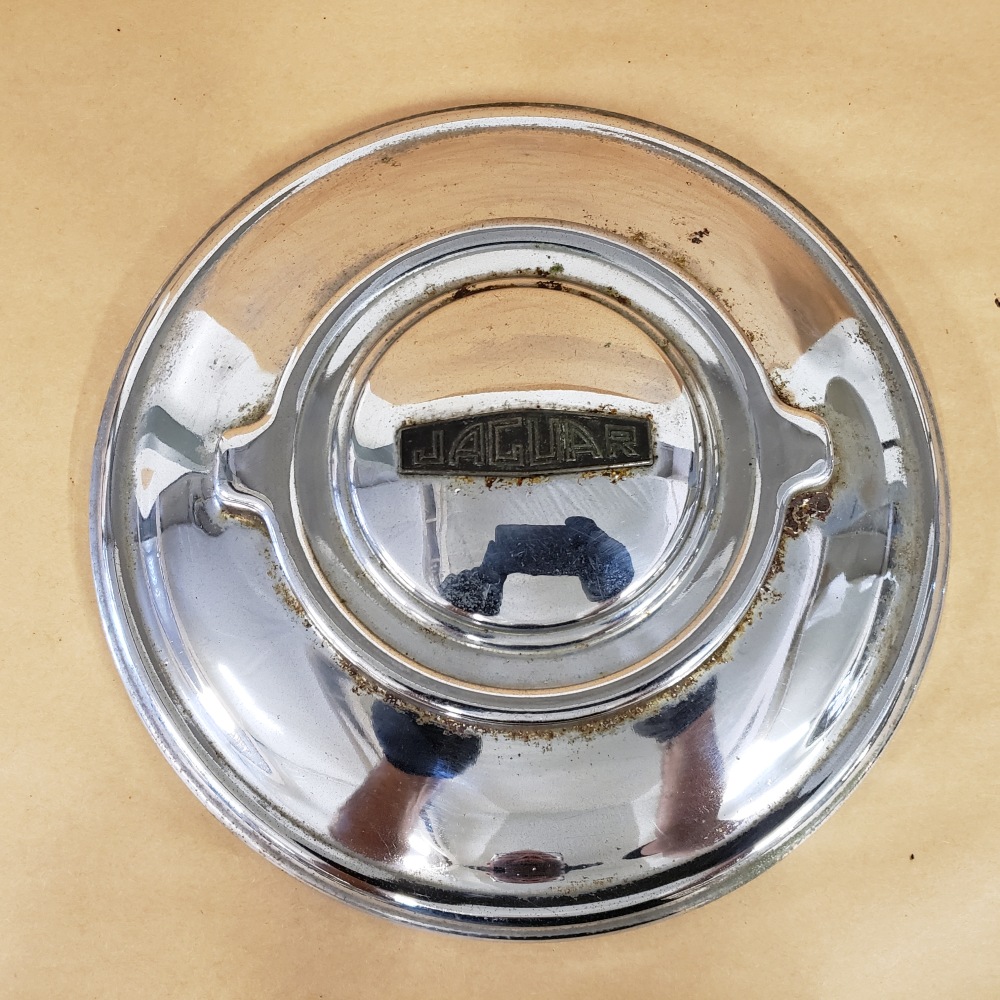 Jaguar XK120 XK140 XK150 MK5 MK7 MK9 Original Chrome Wheel Hub Cap ...