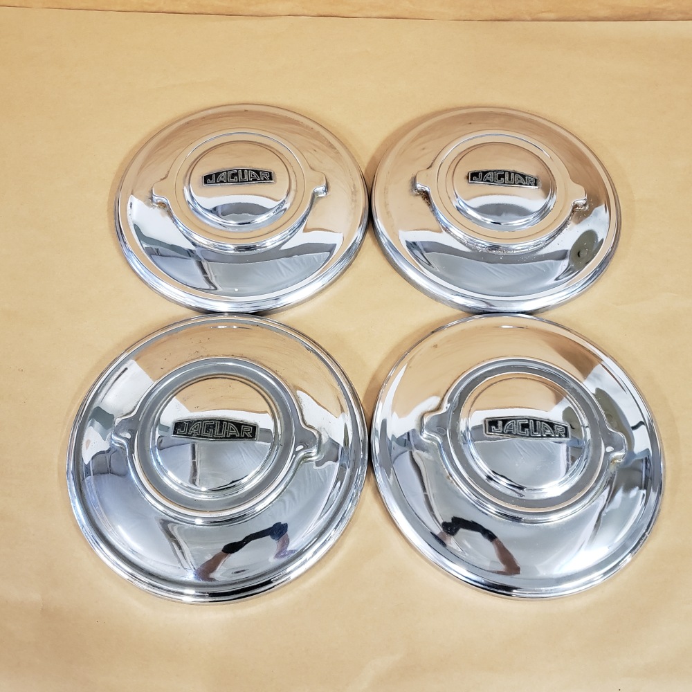 Jaguar XK120 XK140 XK150 Original Chrome Wheel Hub Cap C3243 Set of 4 ...