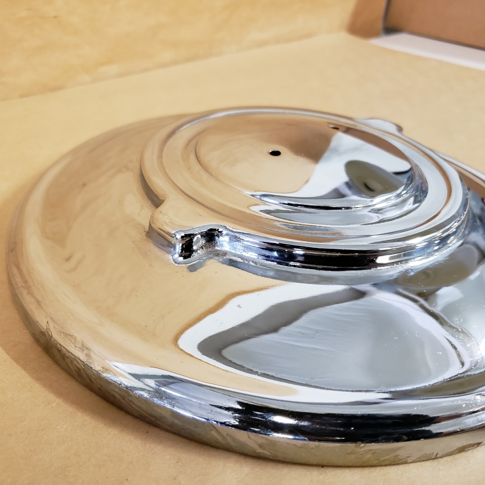 Jaguar XK120 XK140 XK150 Original Chrome Wheel Hub Cap C3243 Set of 4 ...