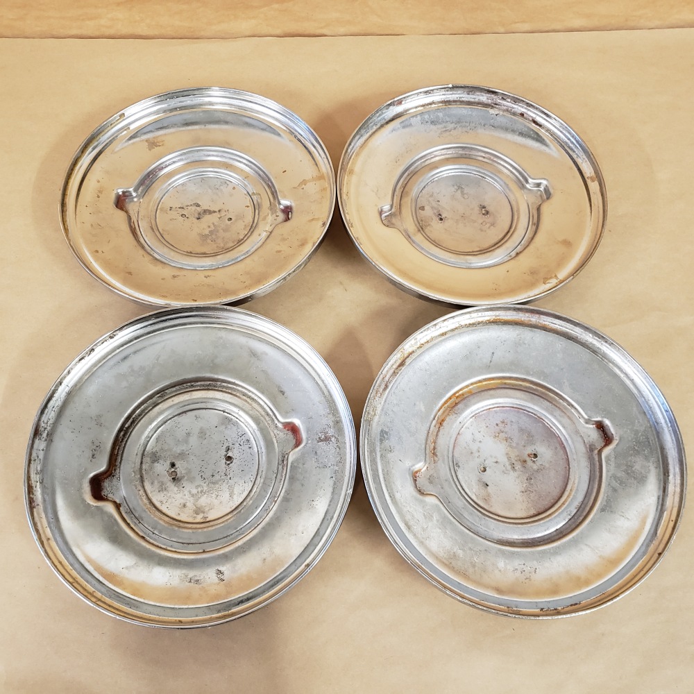 Jaguar XK120 XK140 XK150 Original Chrome Wheel Hub Cap C3243 Set of 4 ...