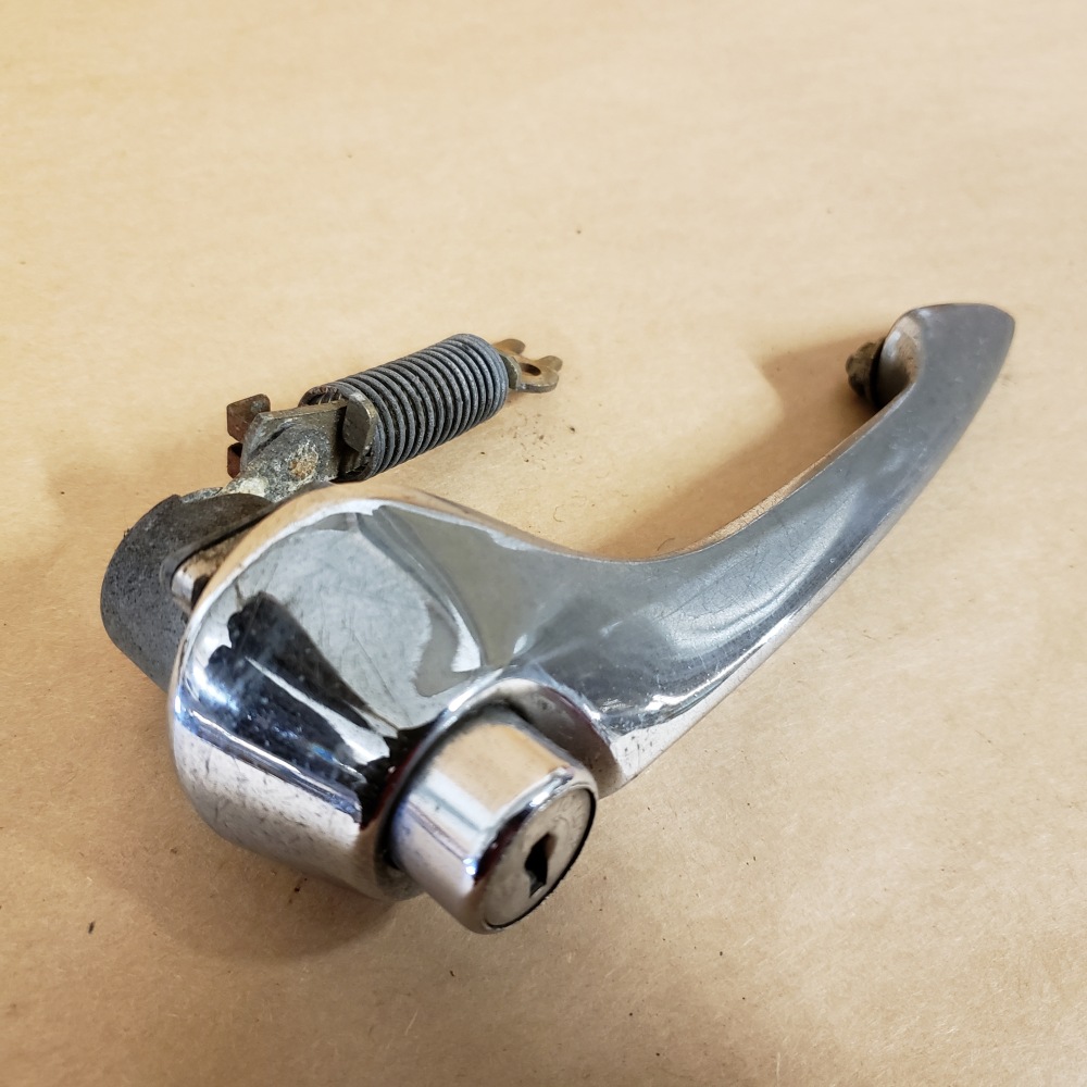 Jaguar XKE E-Type Original RH Right Exterior Door Handle Chrome OEM ...