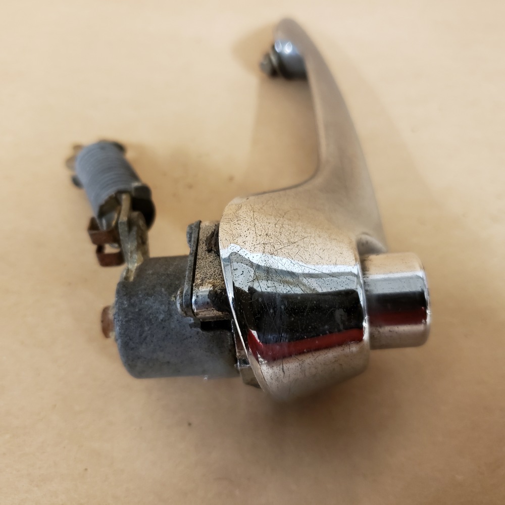 Jaguar XKE E-Type Original RH Right Exterior Door Handle Chrome OEM ...