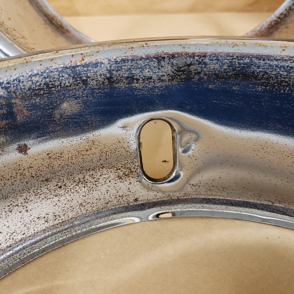 Triumph TR6 Original 15in Wheel Trim Hub Cap Chrome Beauty Ring Set of ...