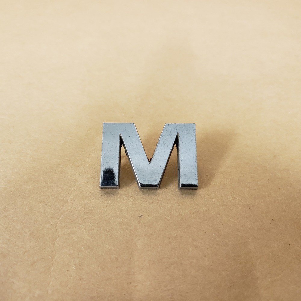 MG Midget 1970-80 Original Chrome Sill Letter M Emblem OEM - For Sale ...