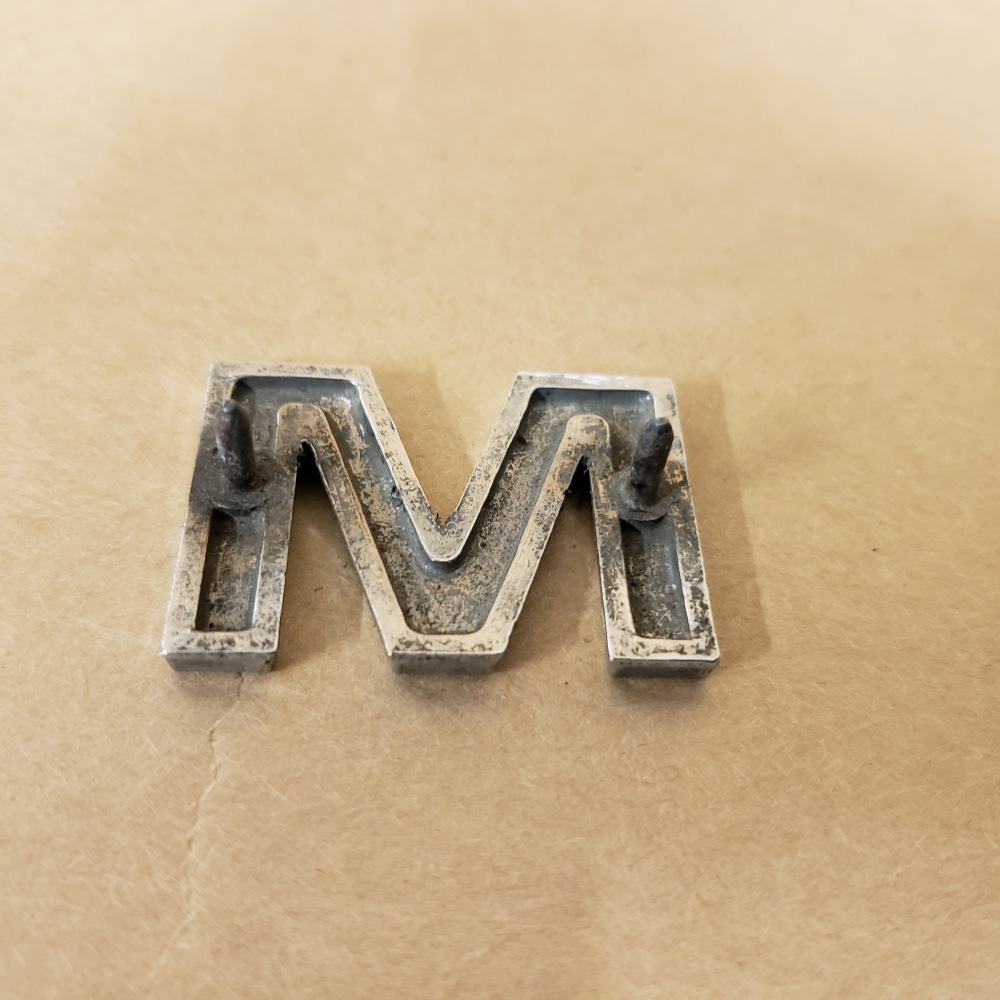 MG Midget 1970-80 Original Chrome Sill Letter M Emblem OEM - For Sale ...