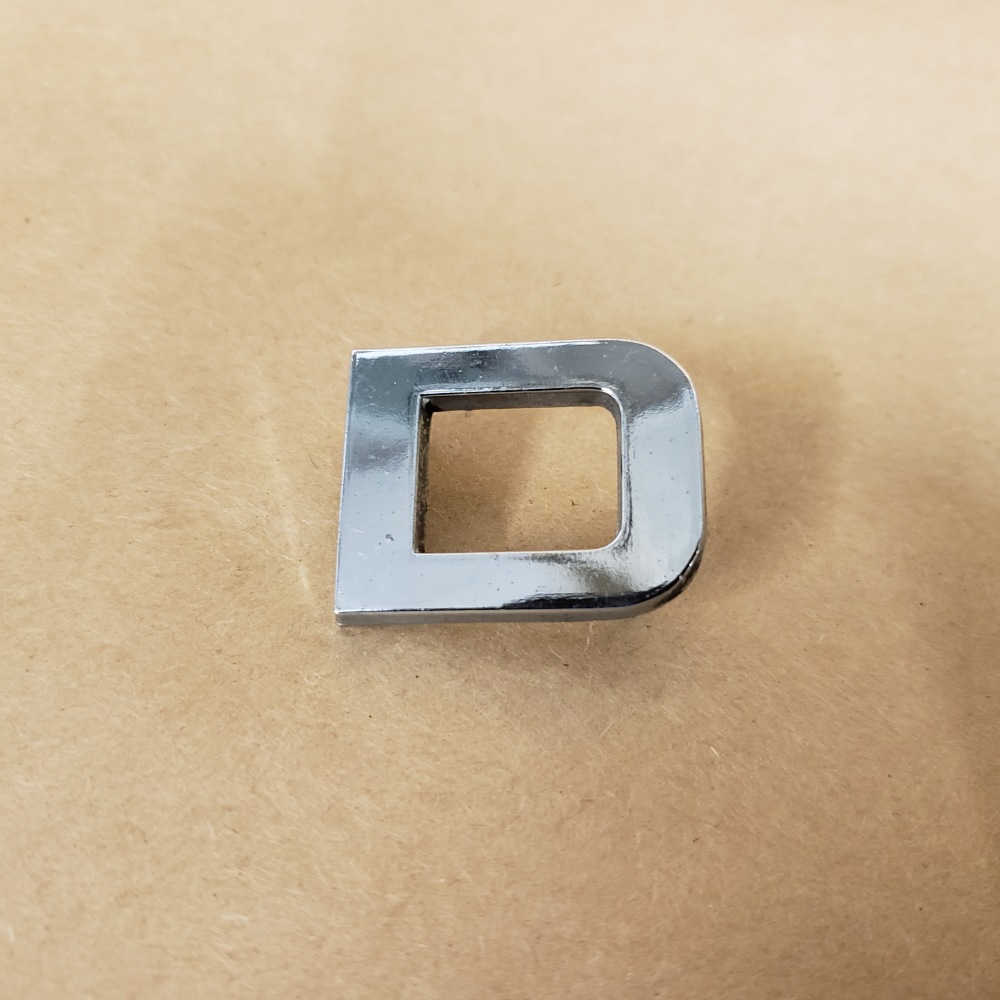 MG Midget 1970-80 Original Chrome Sill Letter D Badge Emblem OEM - For ...