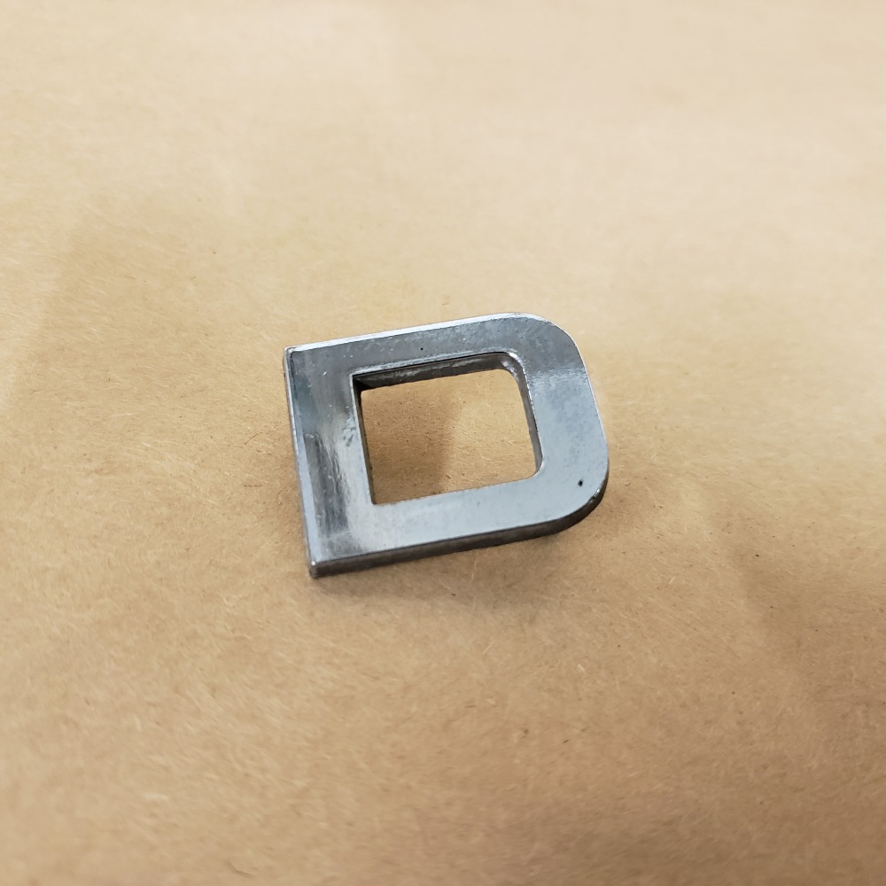 MG Midget 1970-80 Original Chrome Sill Letter D Badge Emblem OEM - For ...