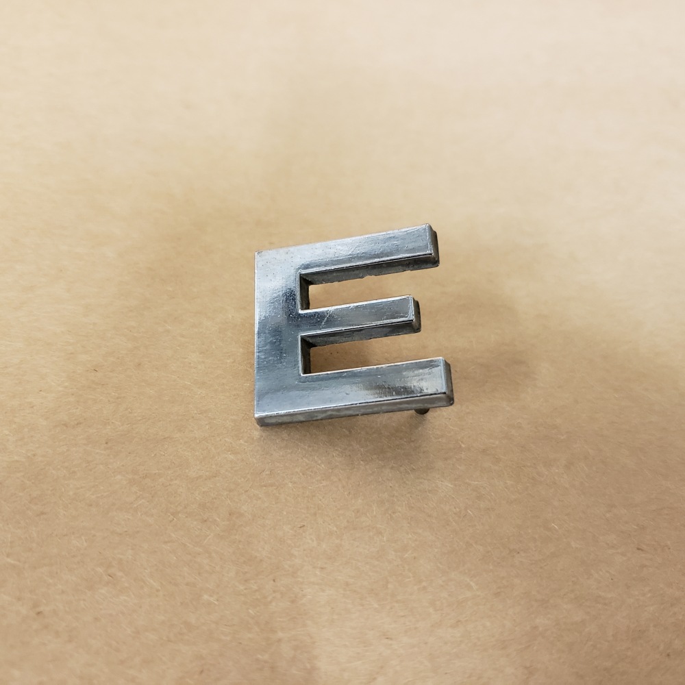 MG Midget 1970-80 Original Chrome Sill Letter E Badge Emblem OEM - For ...