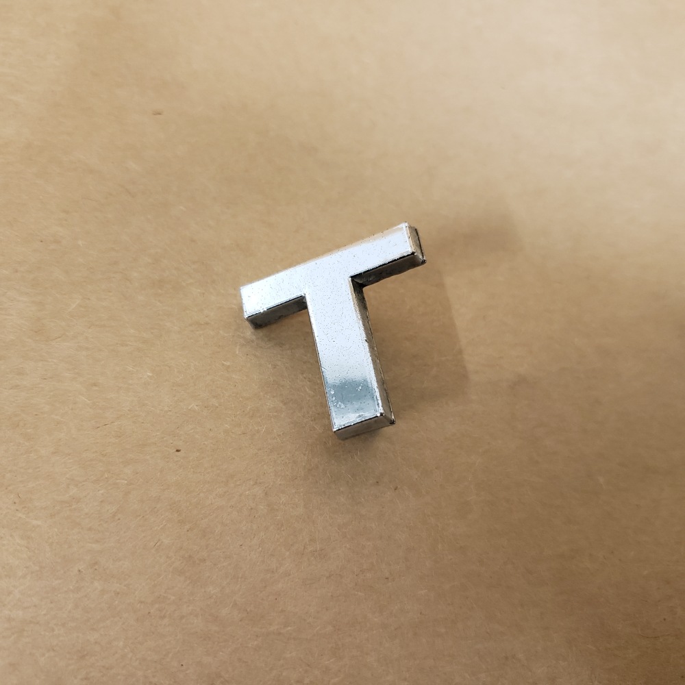 MG Midget 1970-80 Original Chrome Sill Letter T Badge Emblem OEM - For ...
