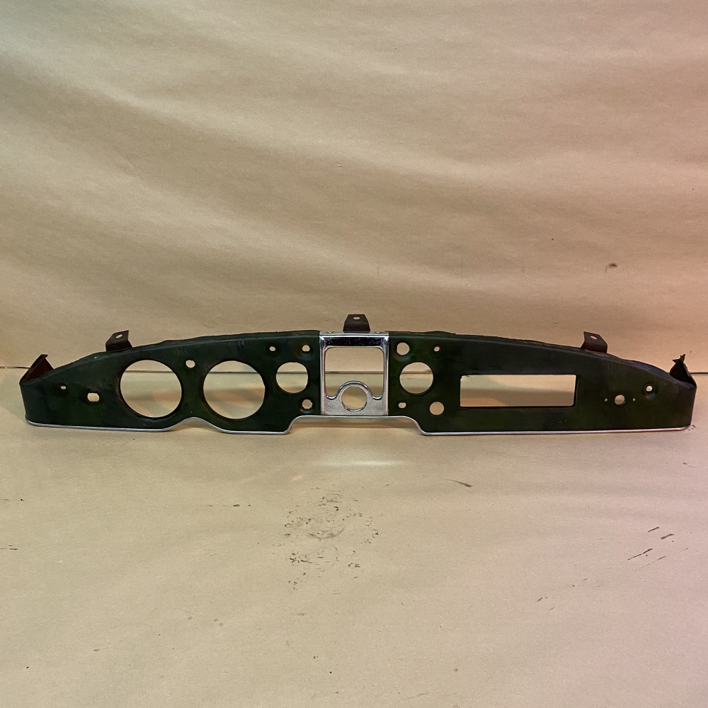 Original MG MGA Coupe Interior Dash Panel w Chrome Moulding and Bezel ...