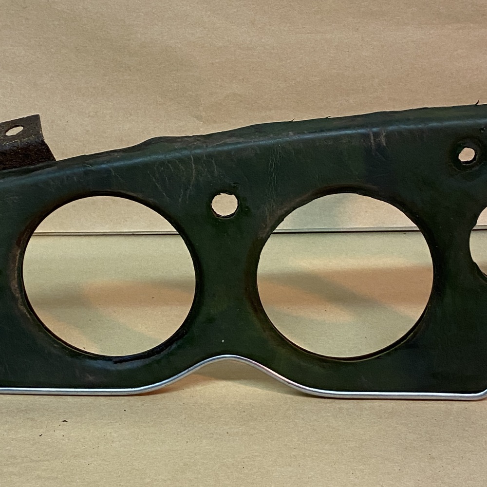 Original MG MGA Coupe Interior Dash Panel w Chrome Moulding and Bezel ...