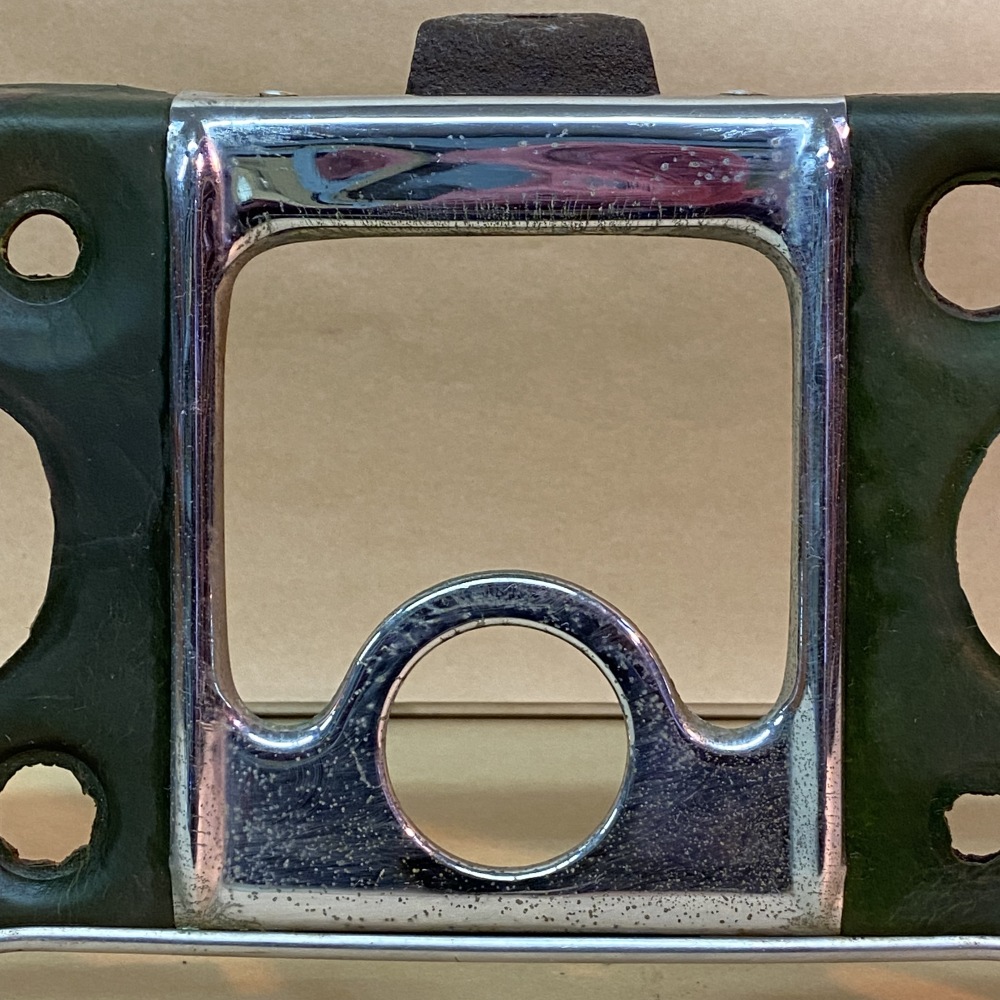 Original MG MGA Coupe Interior Dash Panel w Chrome Moulding and Bezel ...