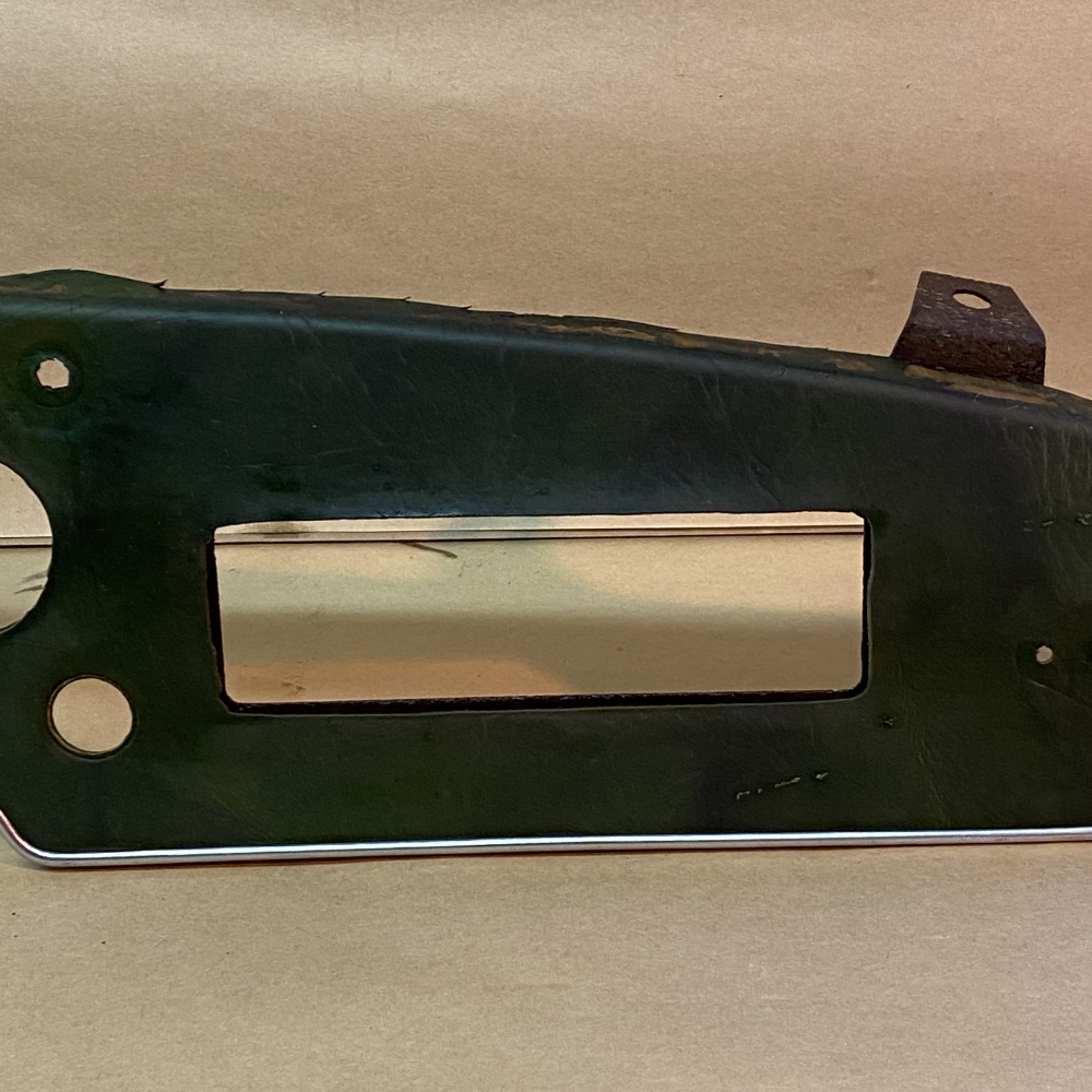 Original MG MGA Coupe Interior Dash Panel w Chrome Moulding and Bezel ...