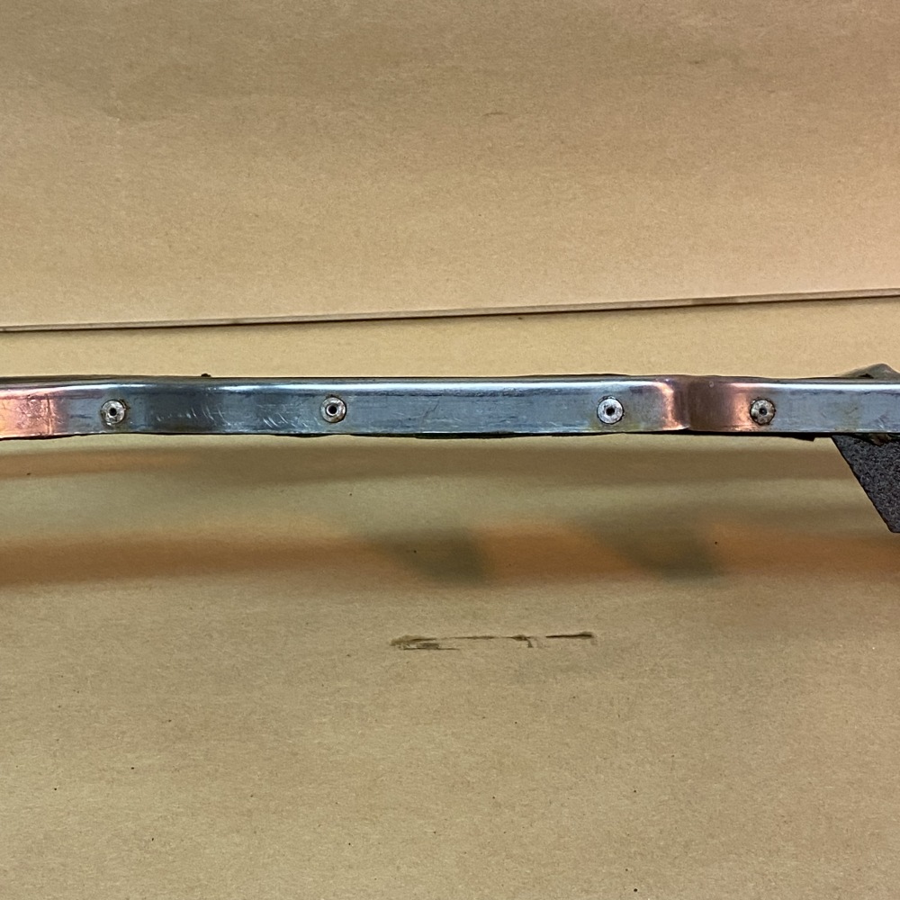 Original MG MGA Coupe Interior Dash Panel w Chrome Moulding and Bezel ...