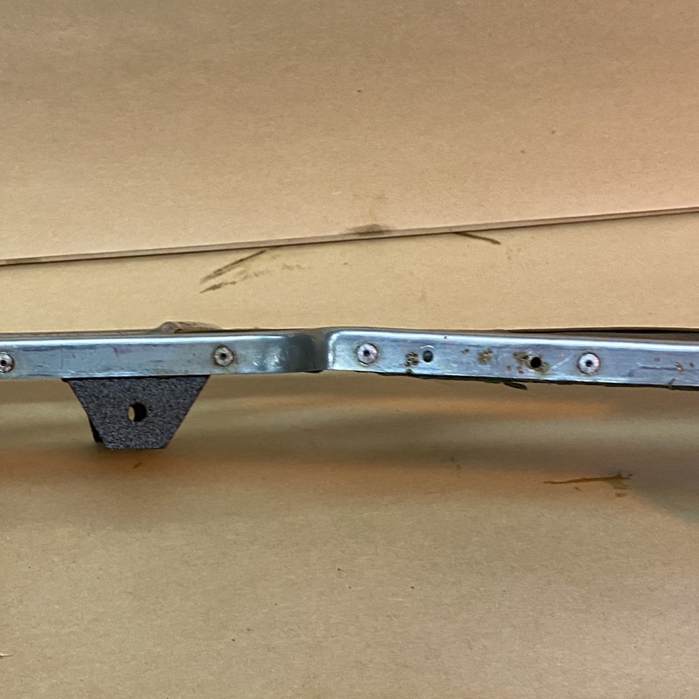 Original MG MGA Coupe Interior Dash Panel w Chrome Moulding and Bezel ...