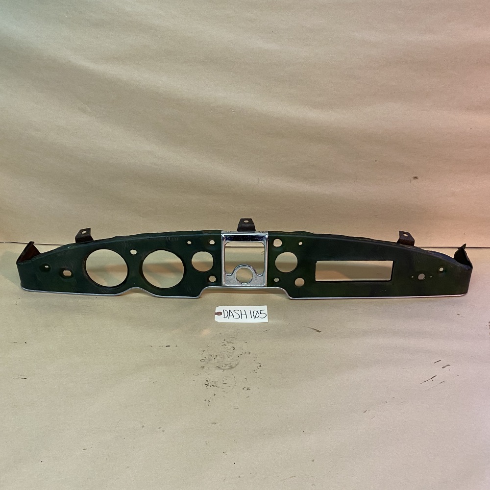 Original MG MGA Coupe Interior Dash Panel w Chrome Moulding and Bezel ...