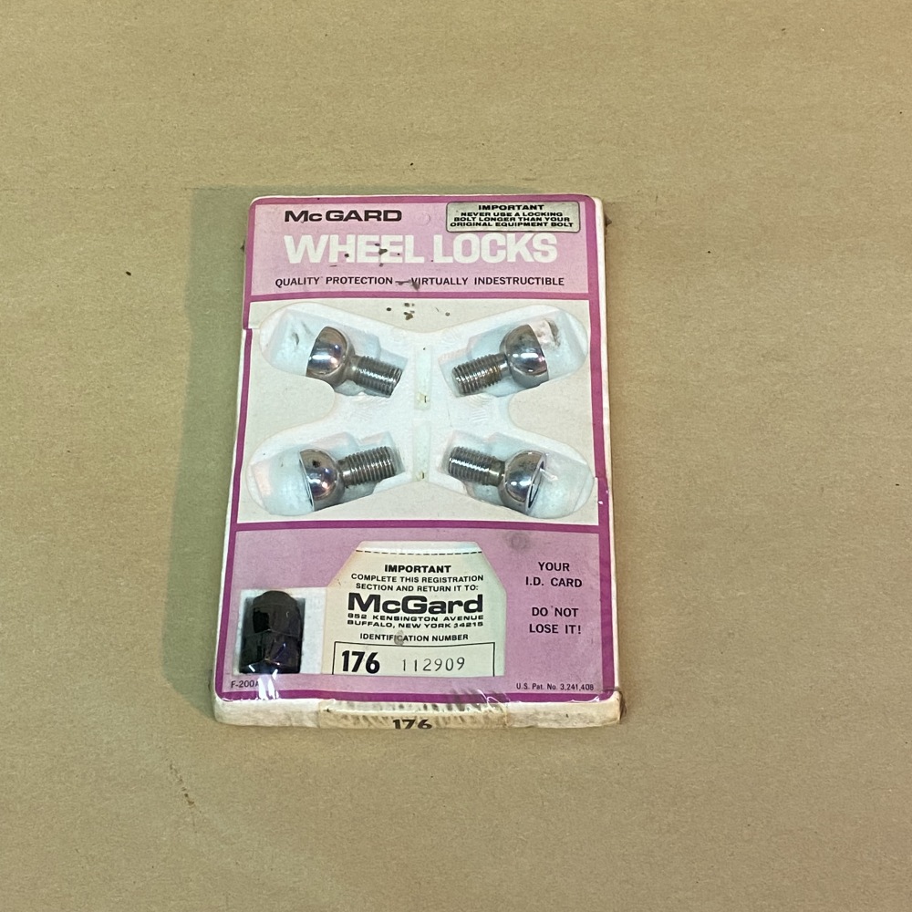Original McGard S Style Wheel Locks Set of 4 with Key McGard 176 New ...