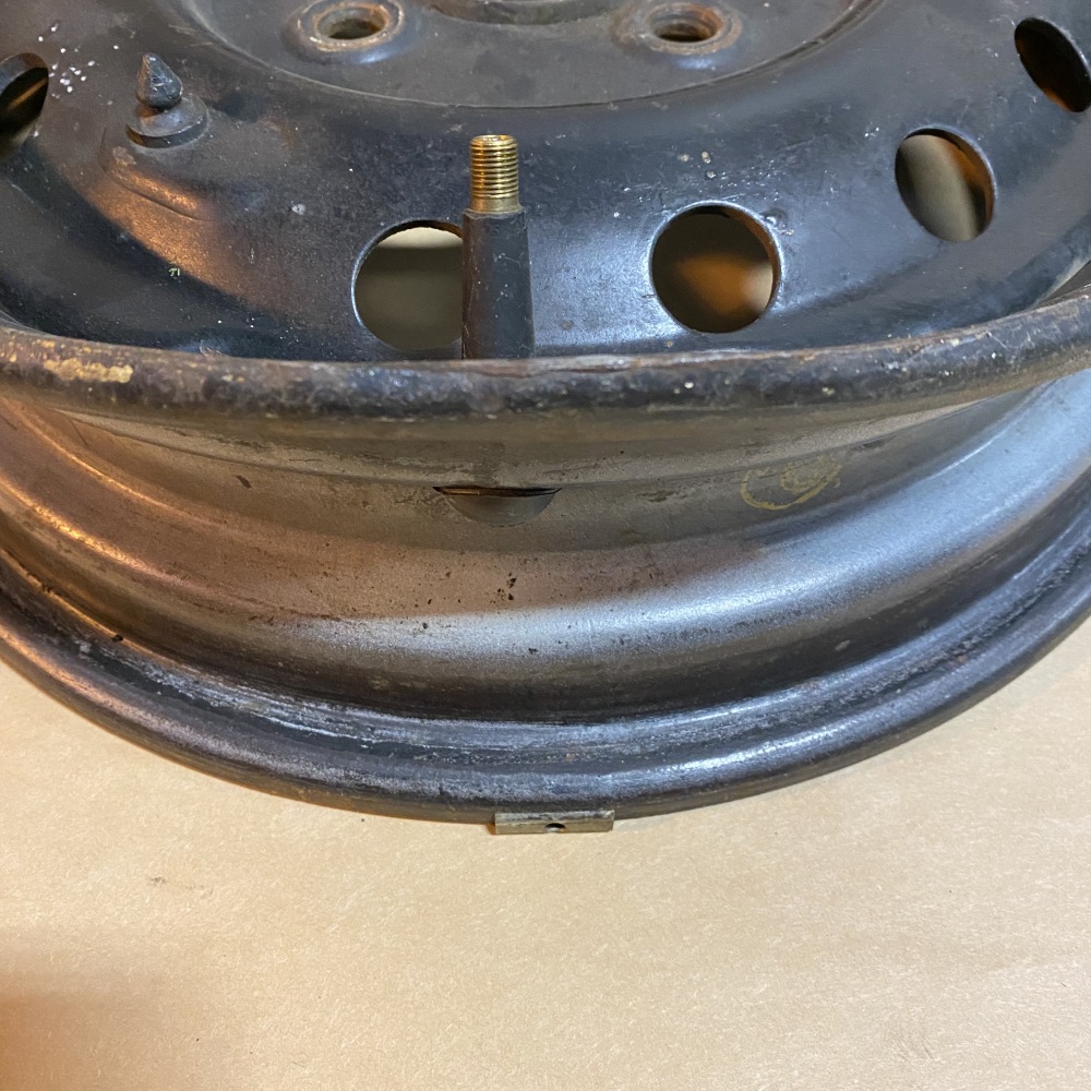 Original Triumph TR3 TR4 TR6 Sankey 15 x 4 Steel Wheel 456866 4JX15L ...
