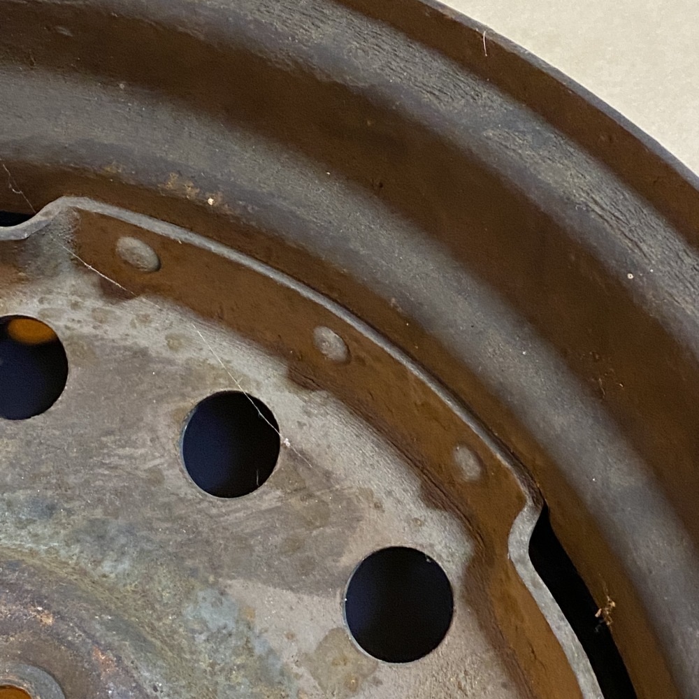 Original Triumph TR3 TR4 TR6 Sankey 15 x 4 Steel Wheel 456866 4JX15L ...