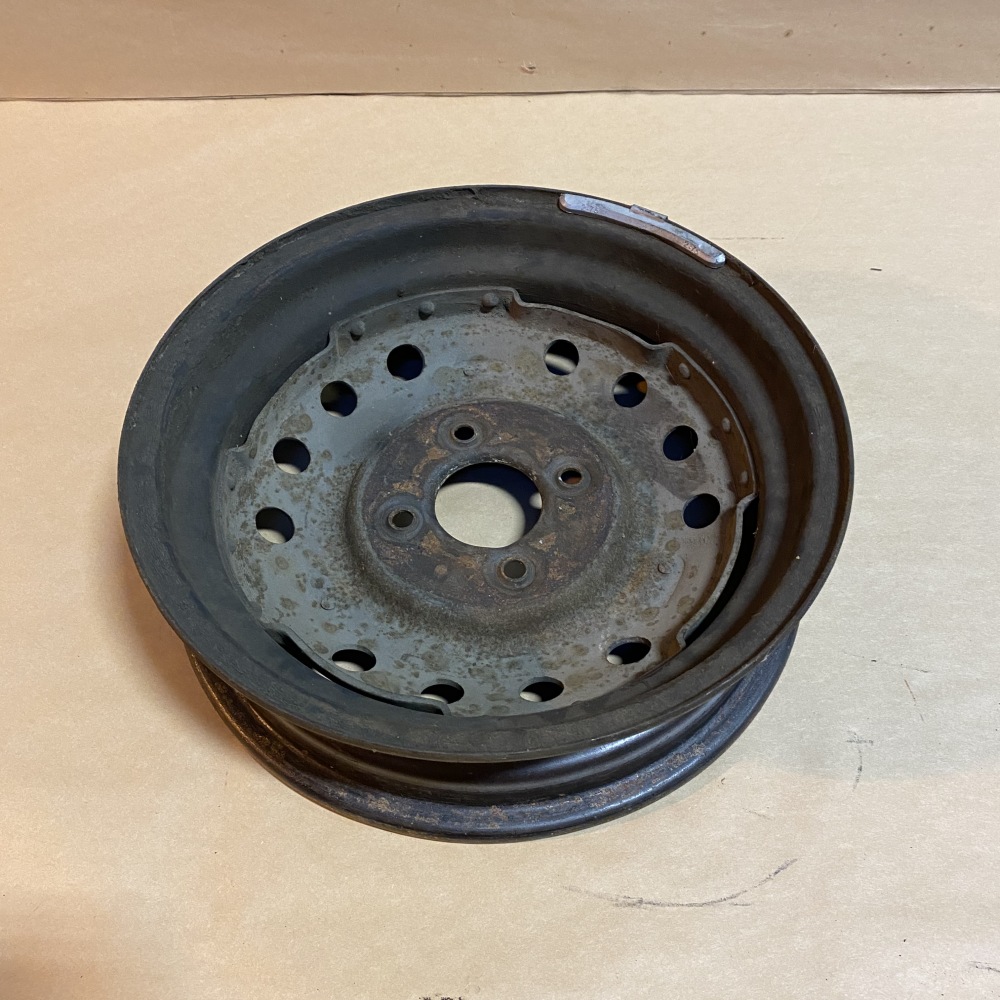 Original Triumph TR3 TR4 TR6 Sankey 15 x 4 Steel Wheel 456866 4JX15L ...
