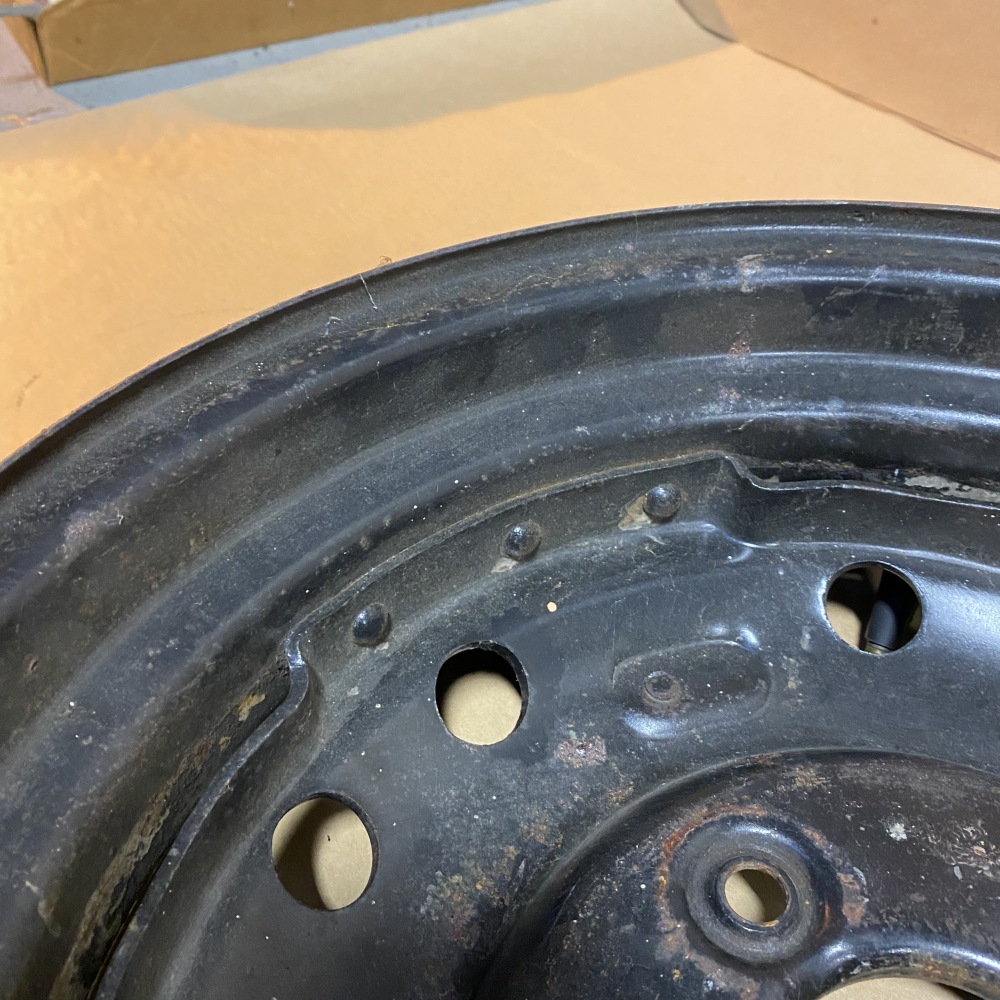 Original Triumph TR3 TR4 Sankey 15 x 4 Steel Wheel 456866 4JX15L OEM ...