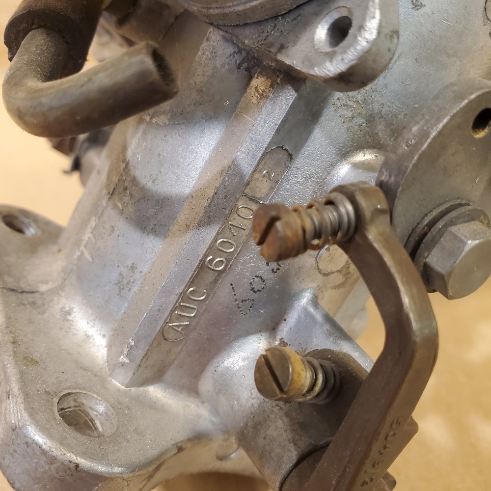 OEM Triumph TR3 TR3A TR4 SU Carburetor Carb AUC 878 Original - For Sale ...