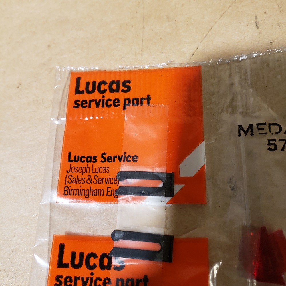 Original Lucas Tell-Tale Side Marker Indicator Medallion 573449 w Clips ...