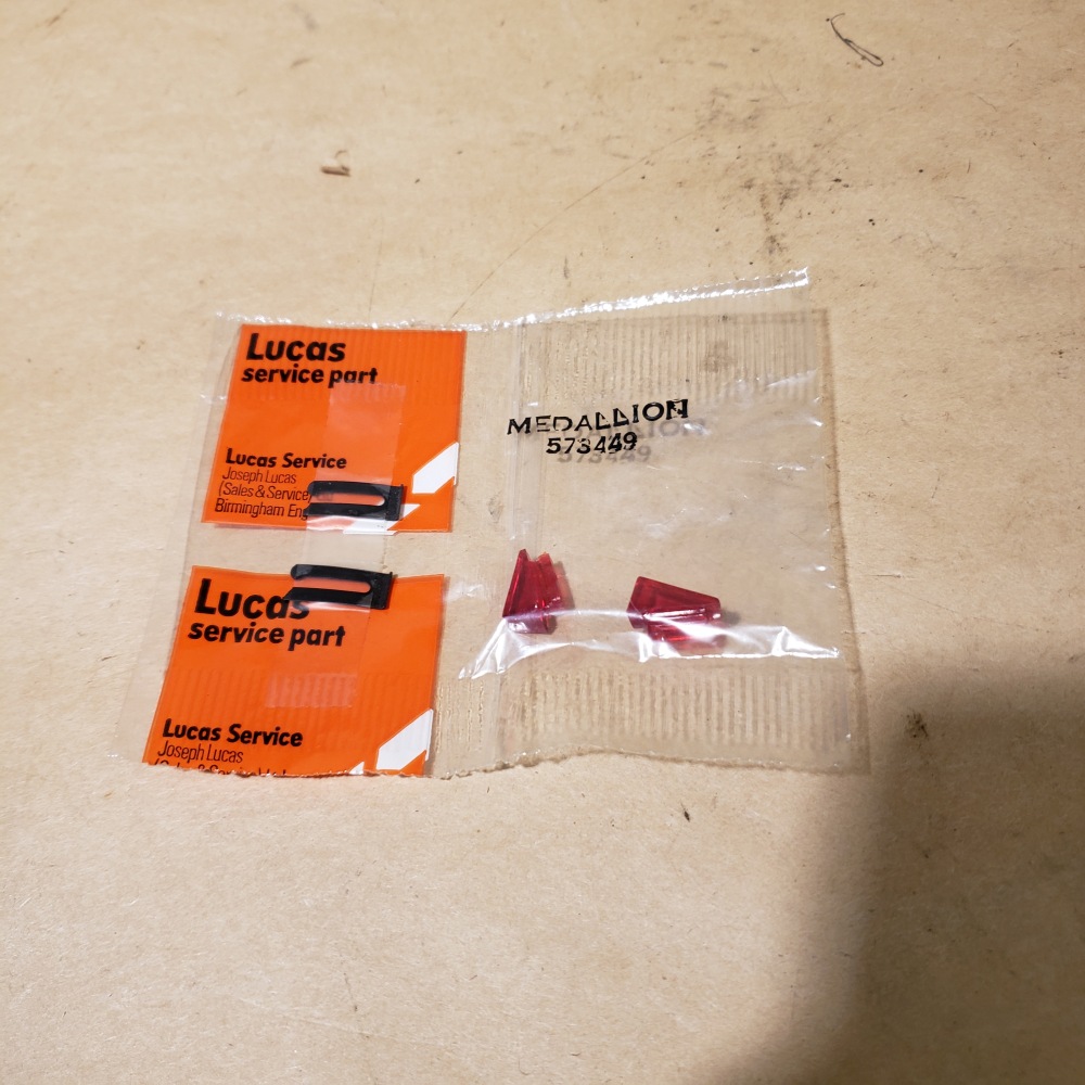 Original Lucas Tell-Tale Side Marker Indicator Medallion 573449 w Clips ...