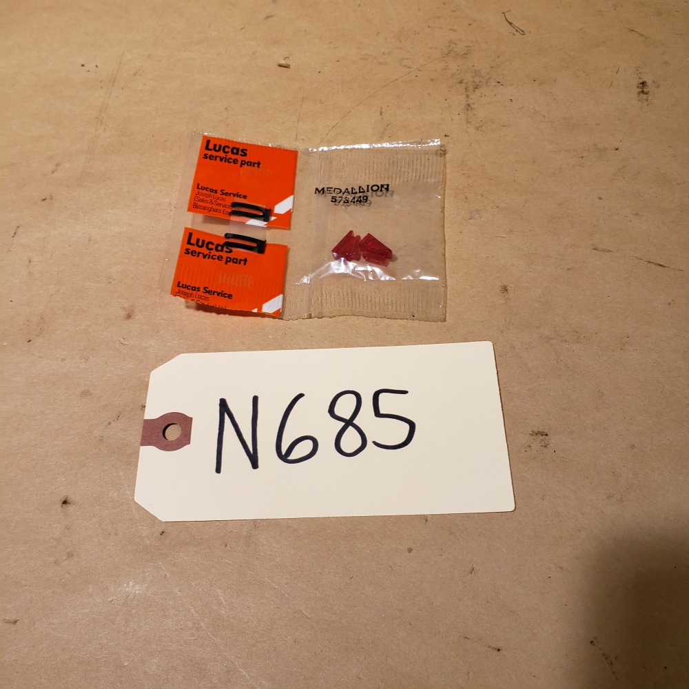 Original Lucas Tell-Tale Side Marker Indicator Medallion 573449 w Clips ...