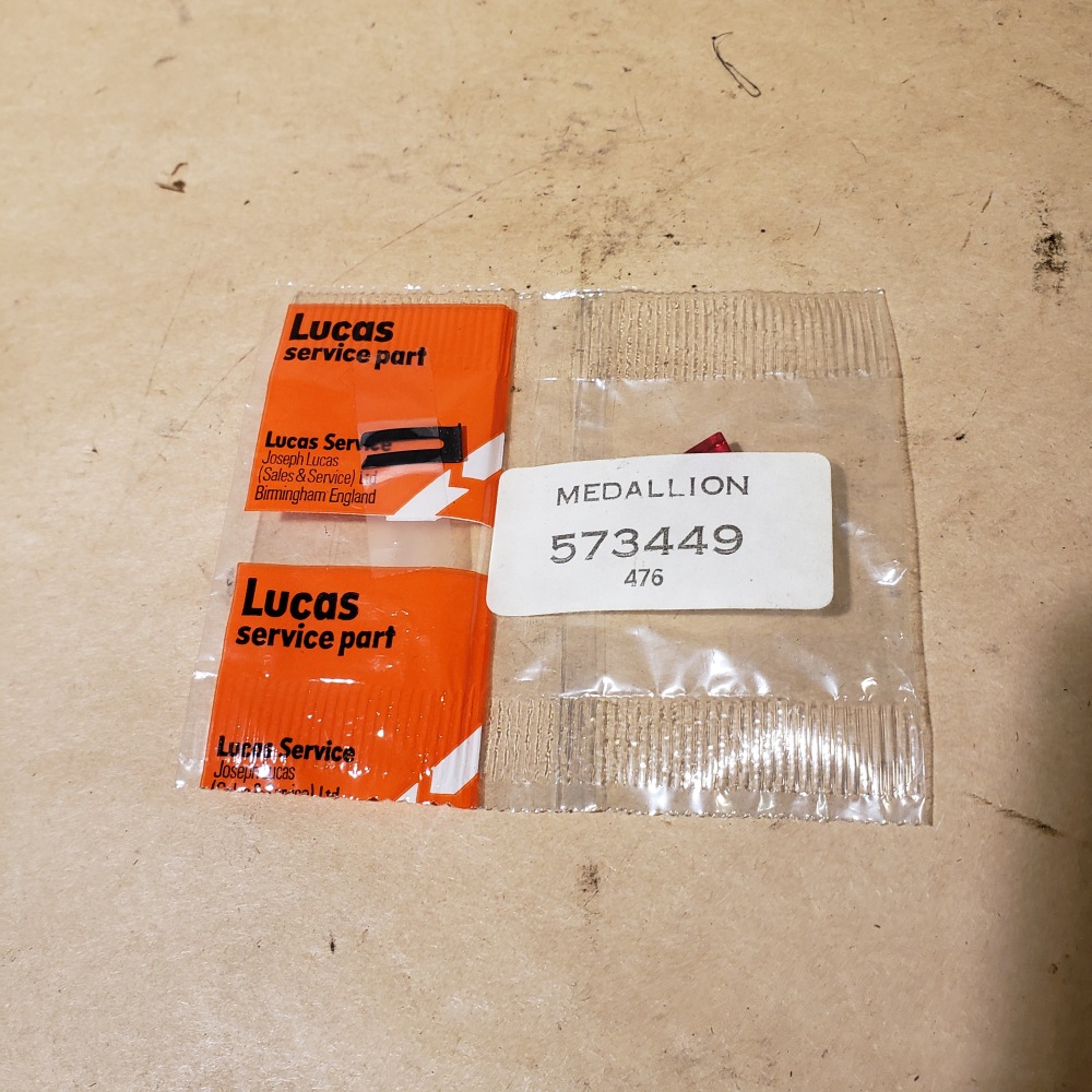 Original Lucas Tell-Tale Side Marker Indicator Medallion 573449 w Clip ...