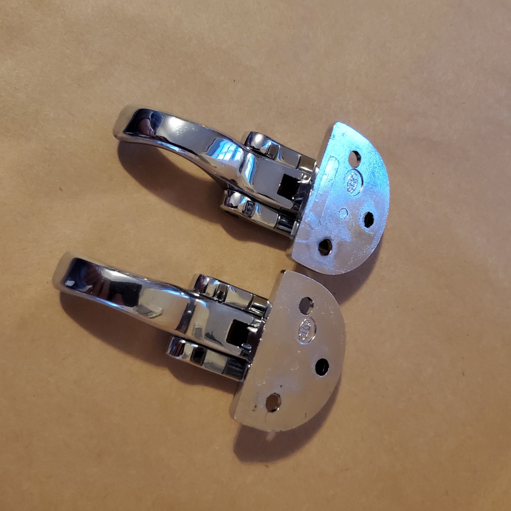 Original 2 1969-1979 VW Thing Roof Latch Chrome Hold Down OEM - For ...