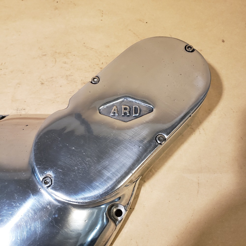 Original Triumph 650 ARD Belt Driven Magneto Cover for 9 Bolt Barrels ...