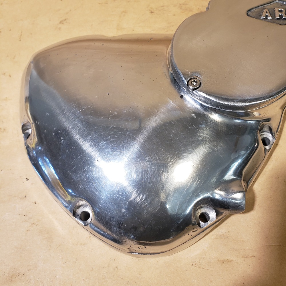 Original Triumph 650 ARD Belt Driven Magneto Cover for 9 Bolt Barrels ...