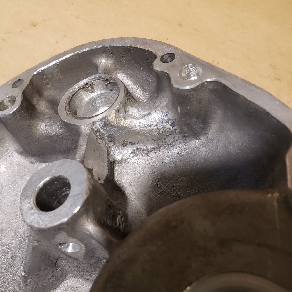 Original Triumph 650 ARD Belt Driven Magneto Cover for 9 Bolt Barrels ...