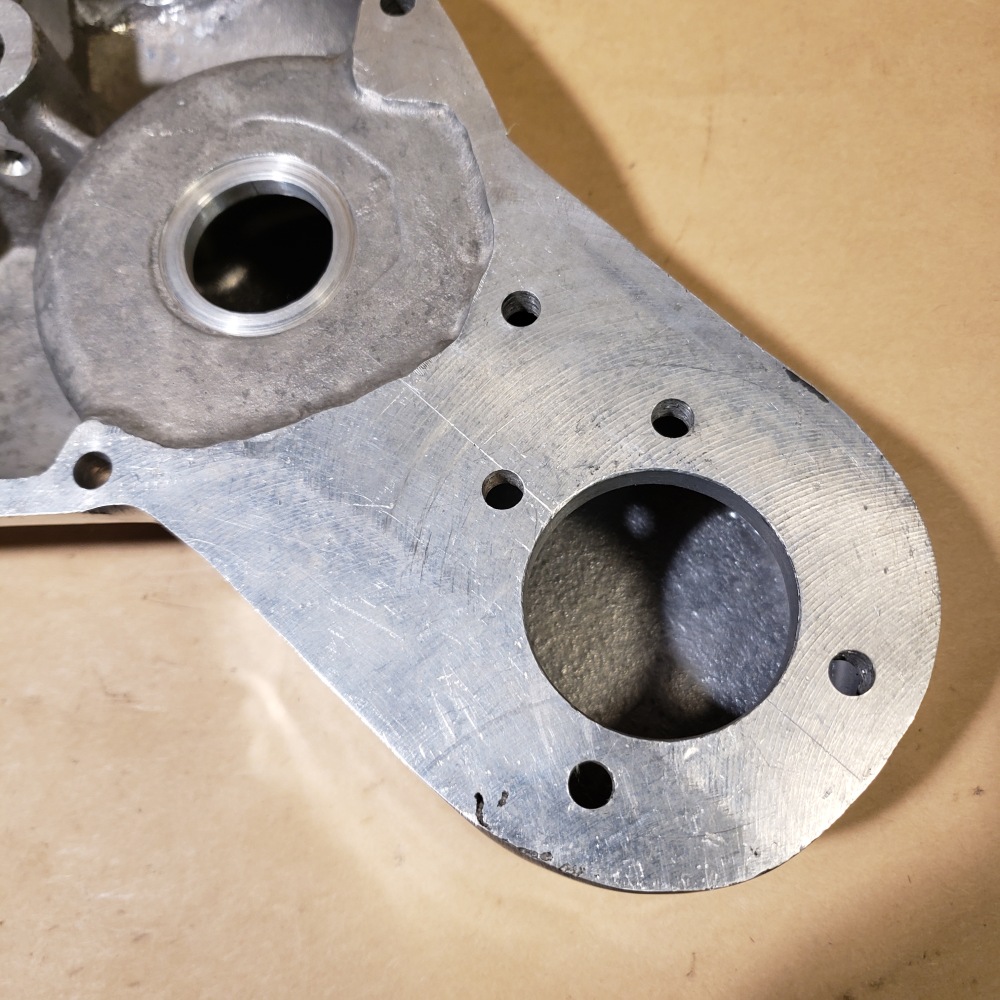 Original Triumph 650 ARD Belt Driven Magneto Cover for 9 Bolt Barrels ...