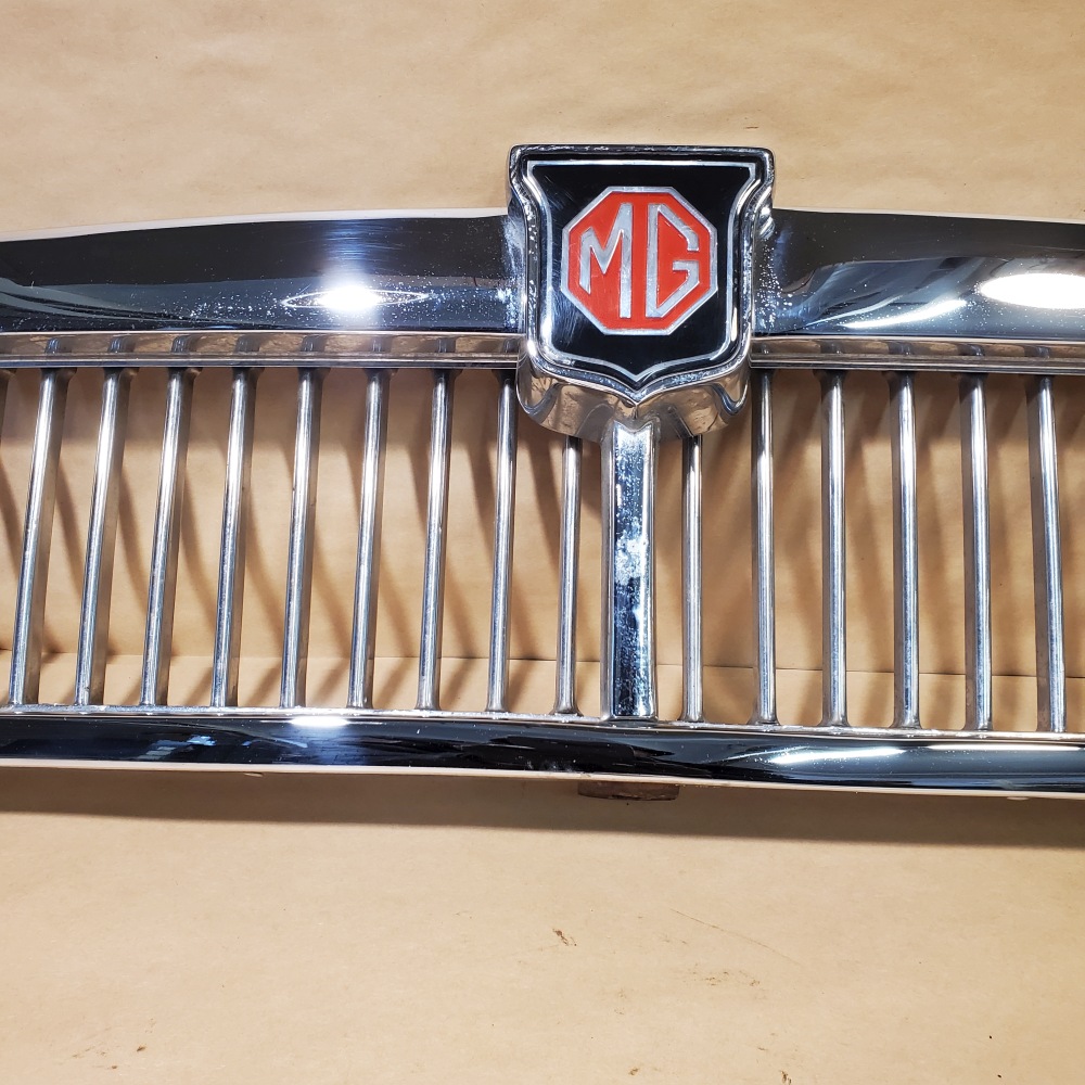 Factory Original 1962-69 MG MGB MGC Chrome Grille with Badge - For Sale ...