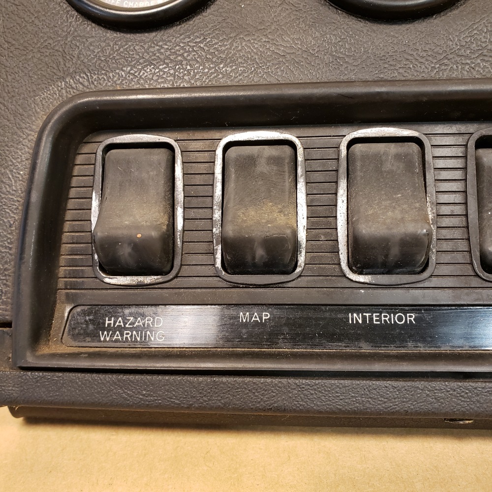 Original Jaguar XKE E-Type S2 Center Smiths Instrument Cluster Switch ...