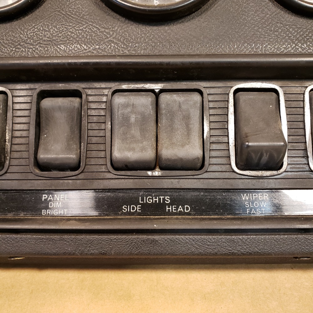 Original Jaguar XKE E-Type S2 Center Smiths Instrument Cluster Switch ...