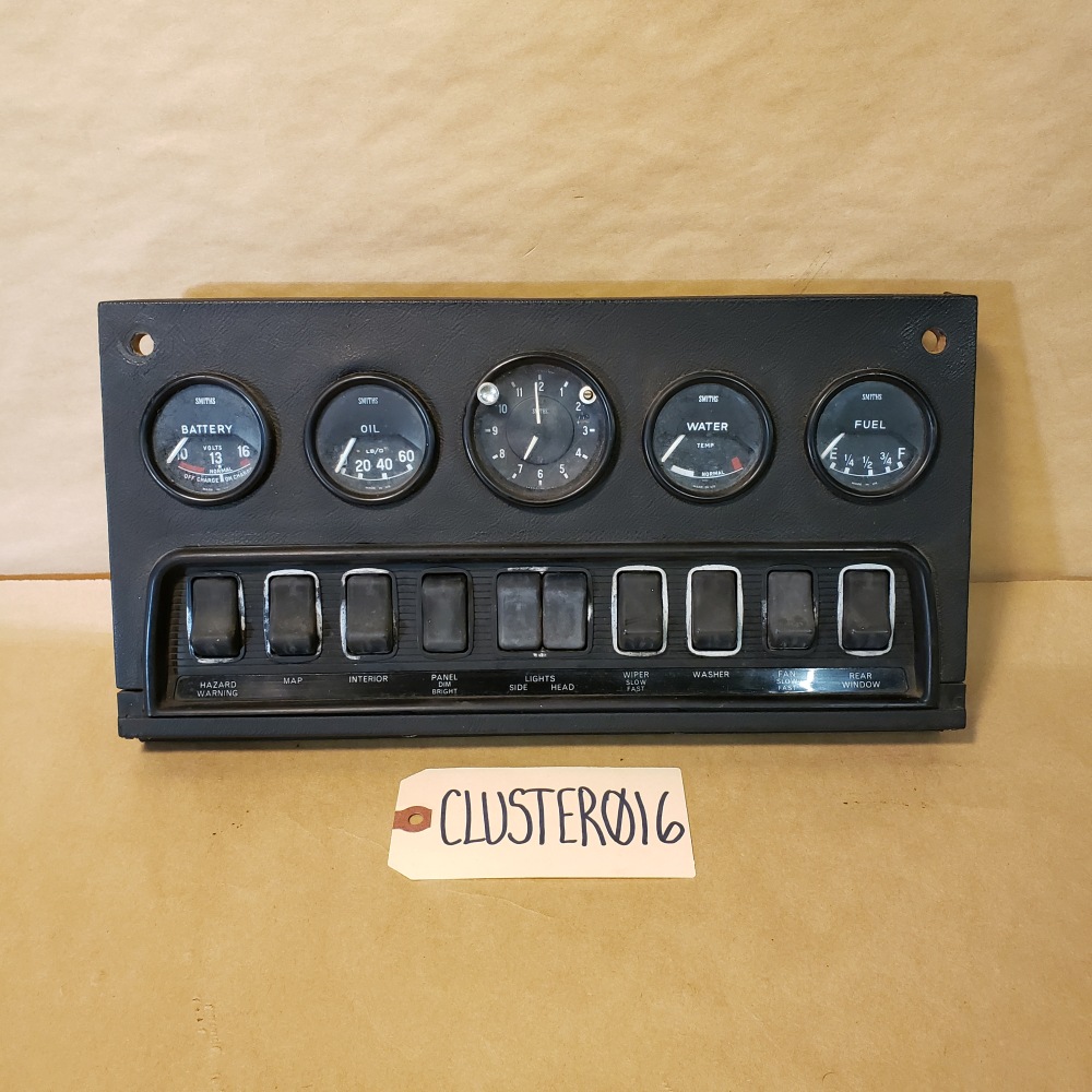 Original Jaguar XKE E-Type S2 Center Smiths Instrument Cluster Switch ...