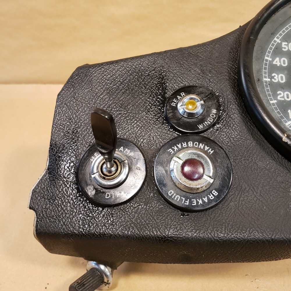 Original Jaguar XKE E-Type S2 LHD Left Side Dash Instrument Cluster ...