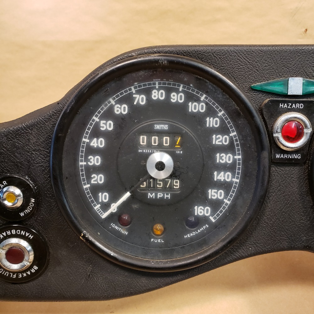 Original Jaguar XKE E-Type S2 LHD Left Side Dash Instrument Cluster ...